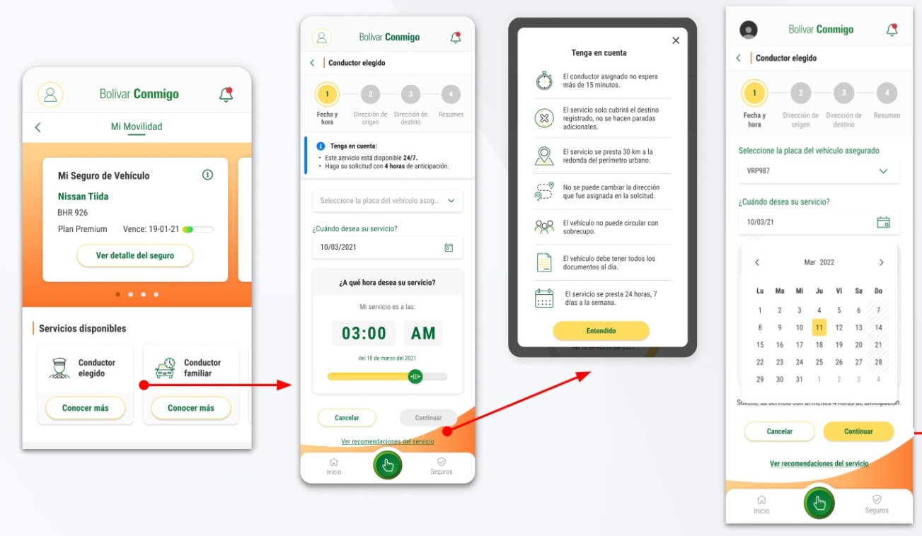 Conductor elegido: Servicio seguro | Seguros Bolívar