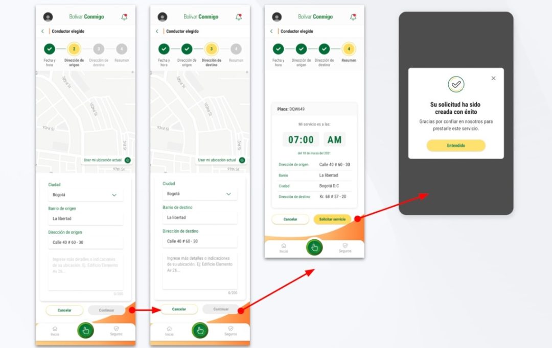 Conductor elegido: Servicio seguro | Seguros Bolívar